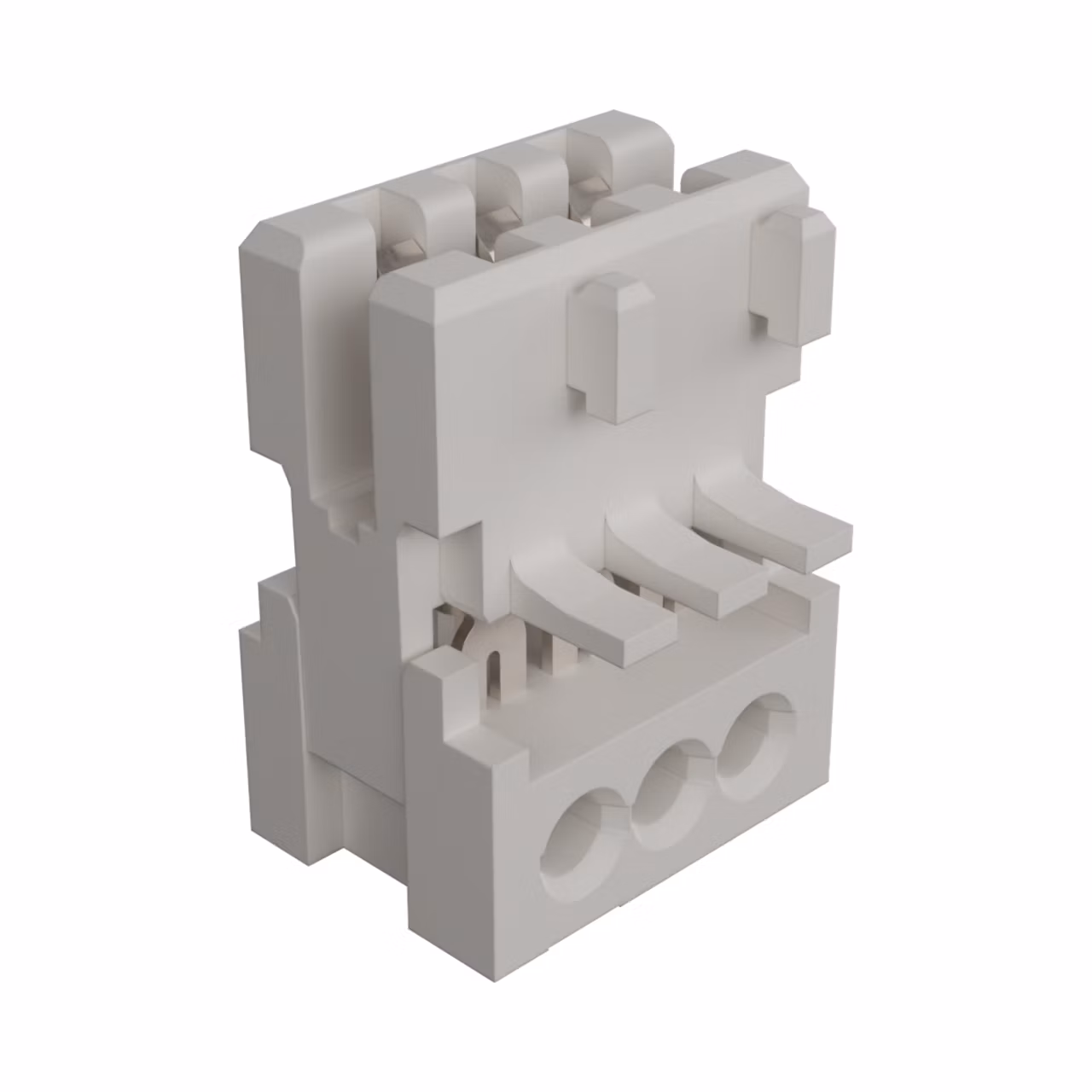 Appli-Mate RAST 2.5 Female Connector, 2.50mm Pitch, 3 Circuits, Positions A & C Removed, Open Endwalls for sale