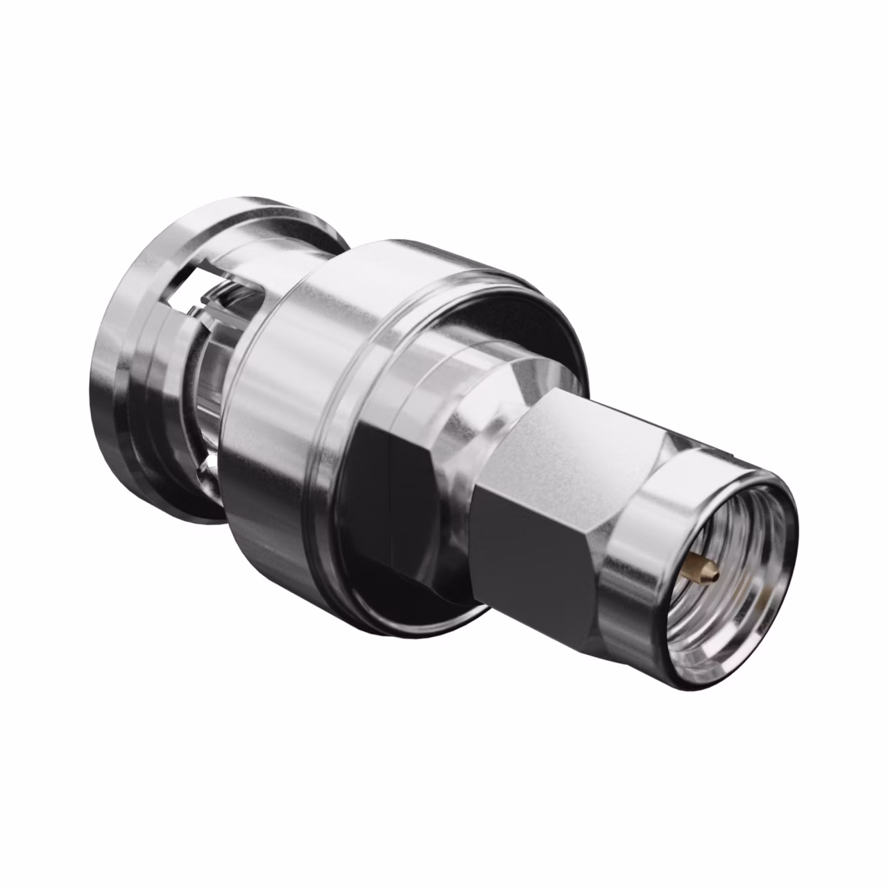 BNC Plug-to-SMA Plug, Between-Series Adapter, Tray, 50 Ohms for sale