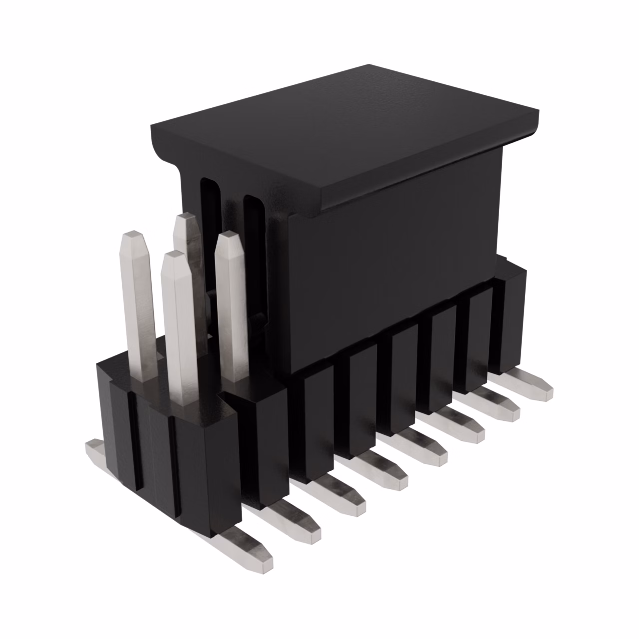 Slim-Grid Header, 16 Circuits, Surface Mount, Vertical, Unshrouded, 2.54µm Overall Tin (Sn) Plated, with Pick-and-Place Cap, Tube, Lead-Free for sale