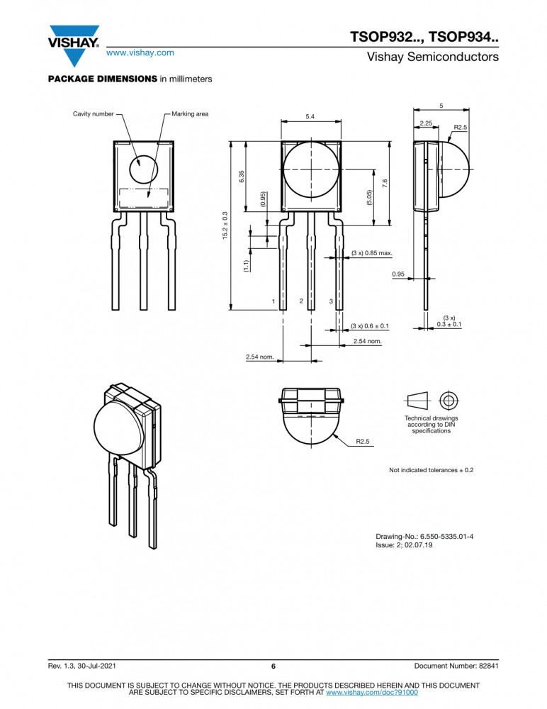 TSOP93240 datasheet page 6