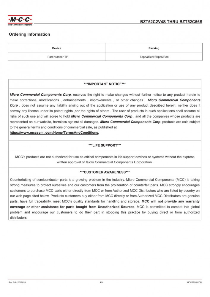 BZT52C6V2S-TP datasheet page 4