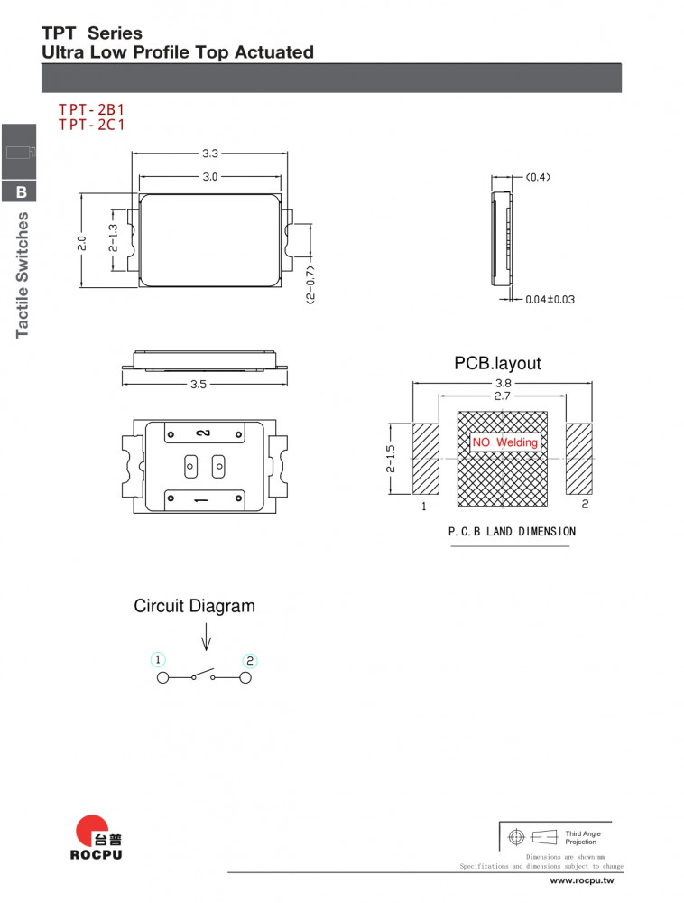 ROCPU TPT series technical document page 3