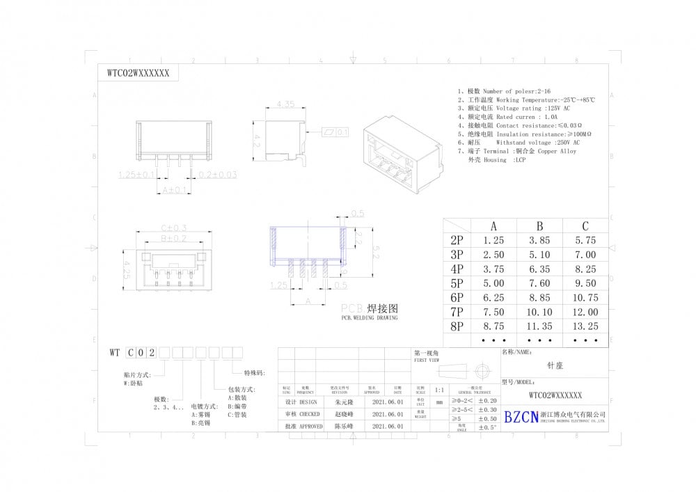 WTC02W07BA specification page 2