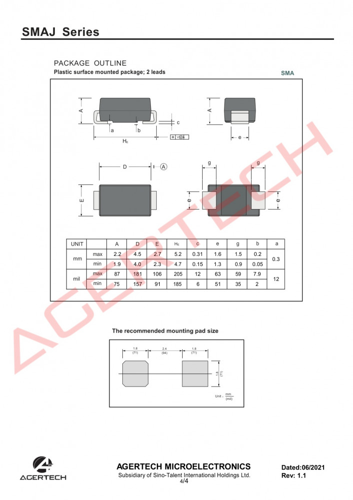SMAJ15CAT datasheet page 4