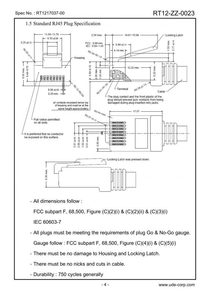 RT12-ZZ-0023 specification page 5