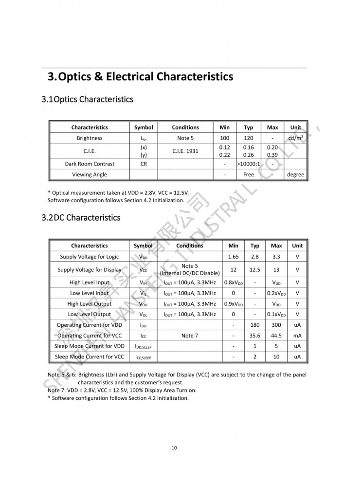 HS154L01WZ01 datasheet page 10