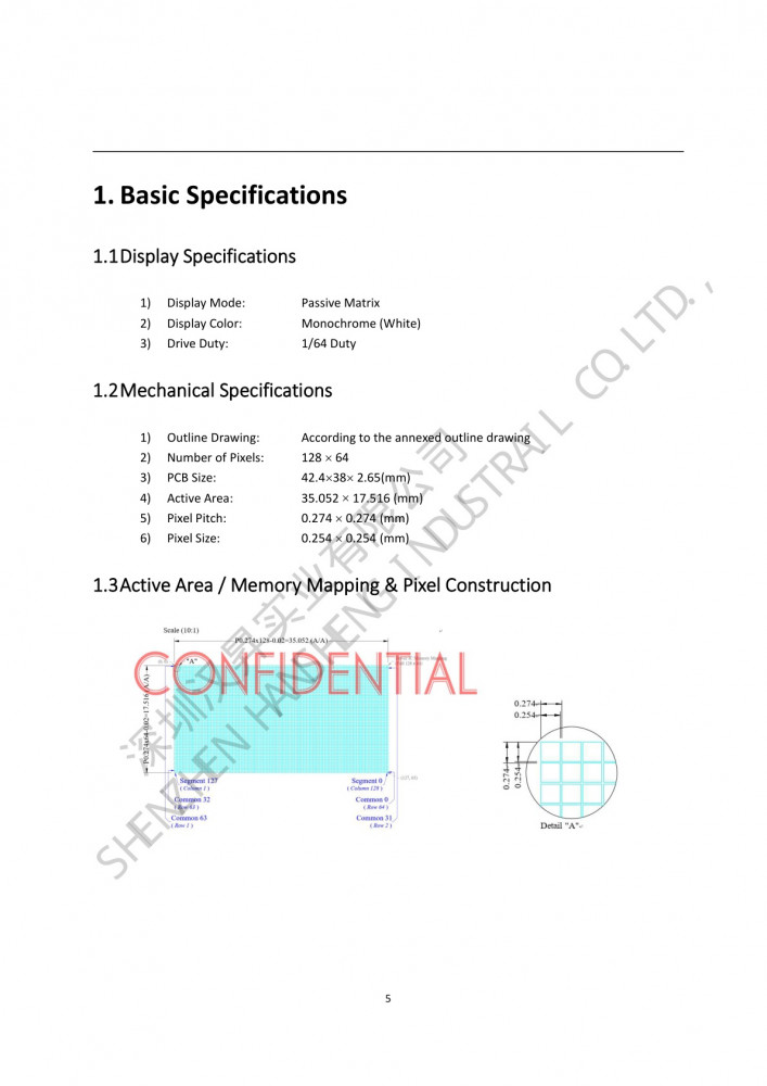 HS154L01WZ01 datasheet page 5