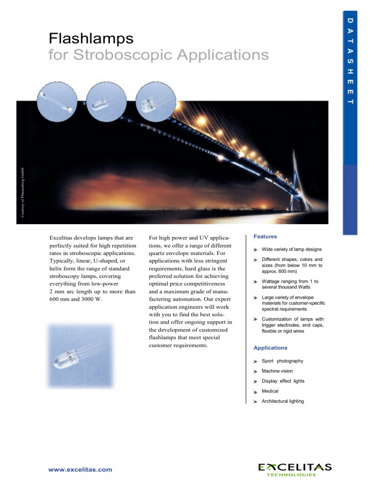 Flashlamp technical document page 1