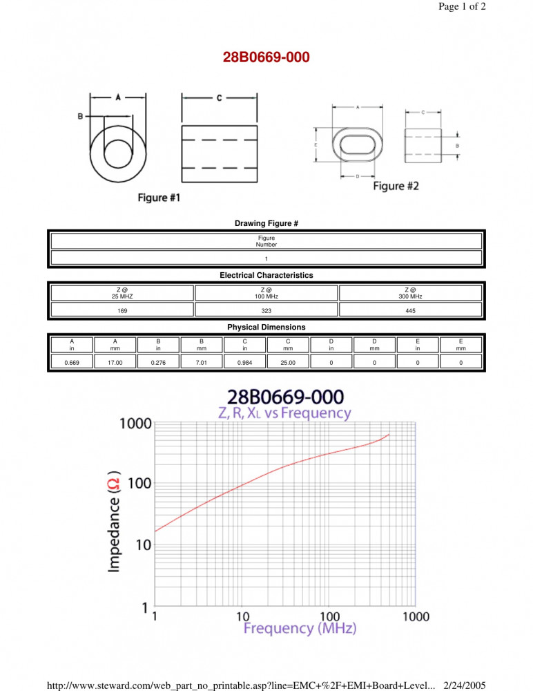 Laird 28B0669-000 technical drawing page 1