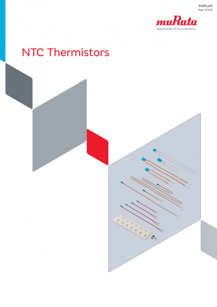Murata NTC thermistor catalog page 1