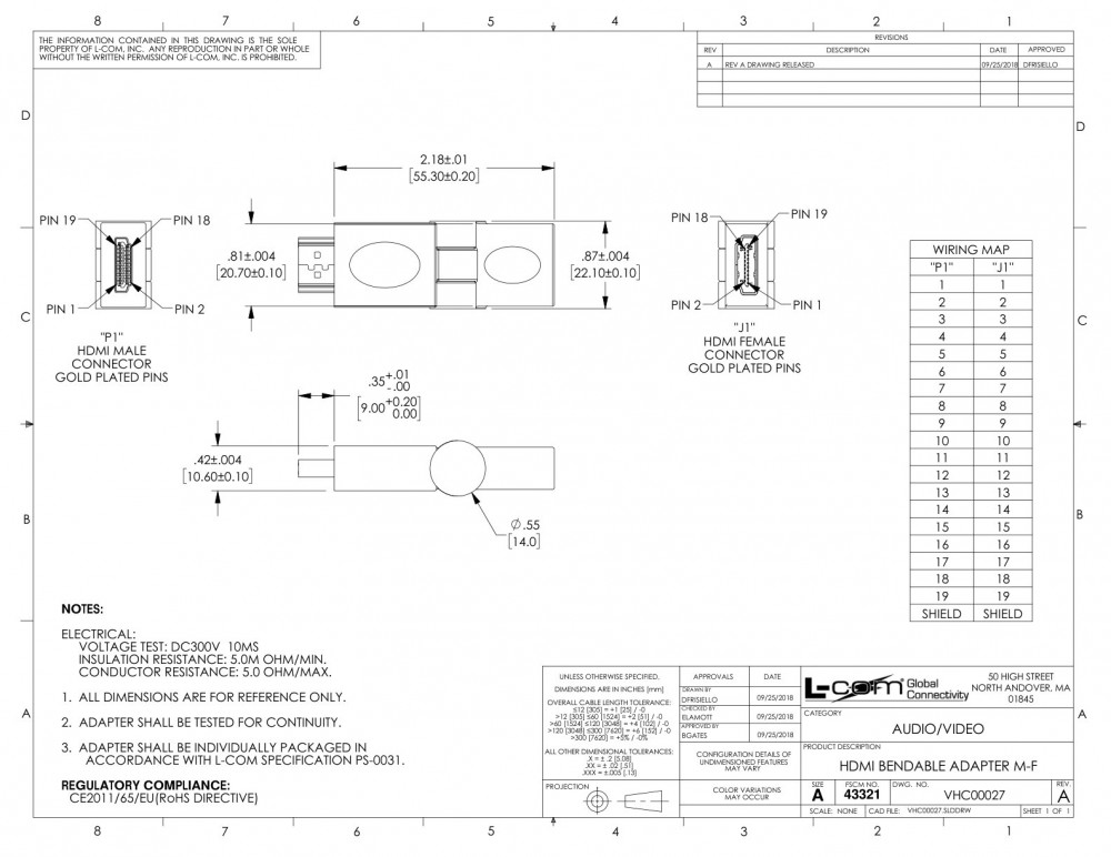 L-com VHC00027 technical document preview