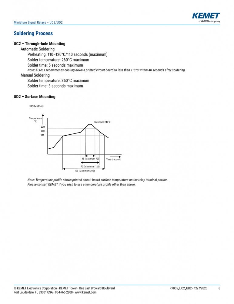KEMET UD2-4.5NUN datasheet page 6