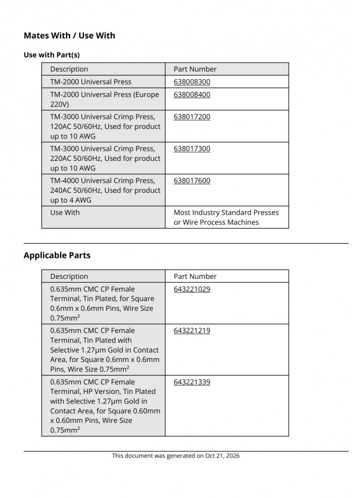 Product document page 3