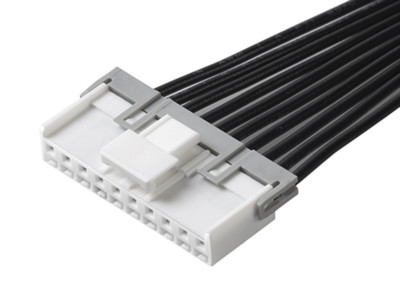 Mini-Lock-to-Mini-Lock Off-the-Shelf (OTS) Cable Assembly, 2.50mm Pitch, Female-Female, Single Row, 300.00mm Length, 7 Circuits, Natural