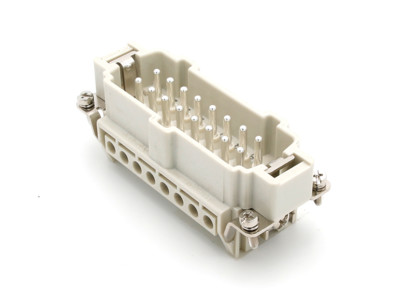 Heavy-Duty Crimp Contact Insert, Female, 10-Pole, 16A, for Crimp Contacts, Size 6B «44x27»