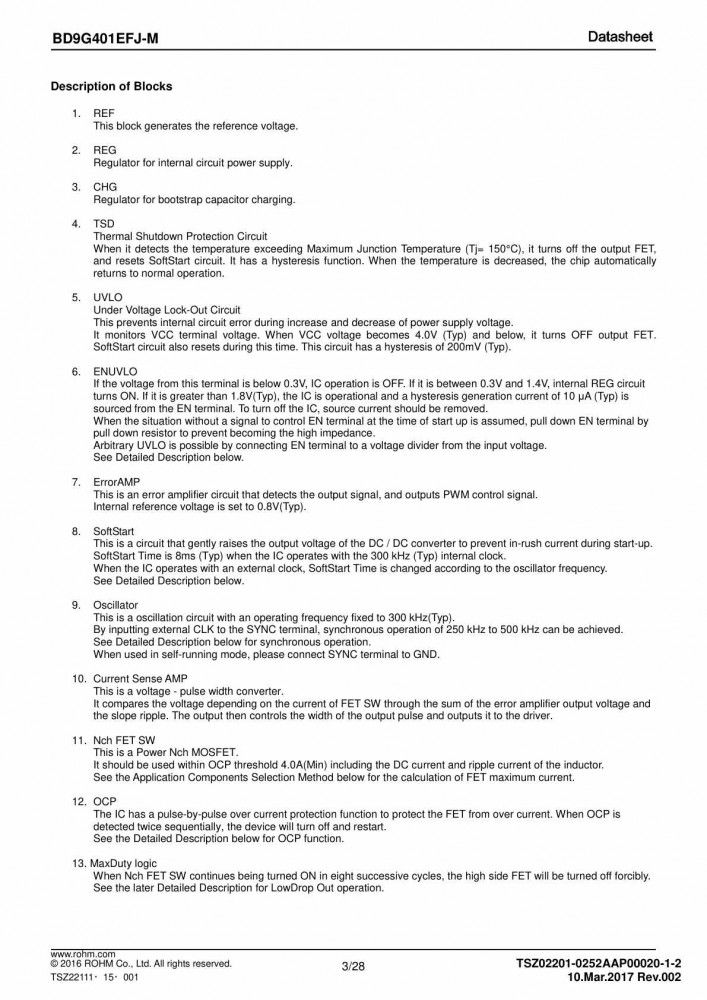 BD9G401EFJ-ME2 technical document page 3