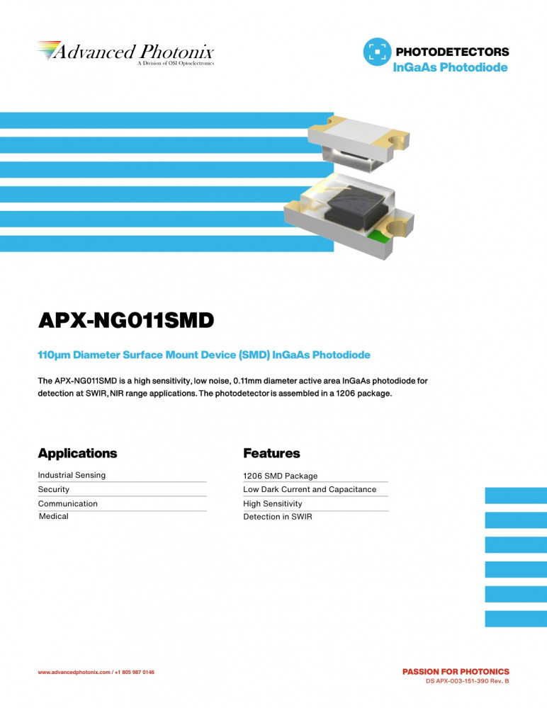 APX-NG011SMD datasheet page 1