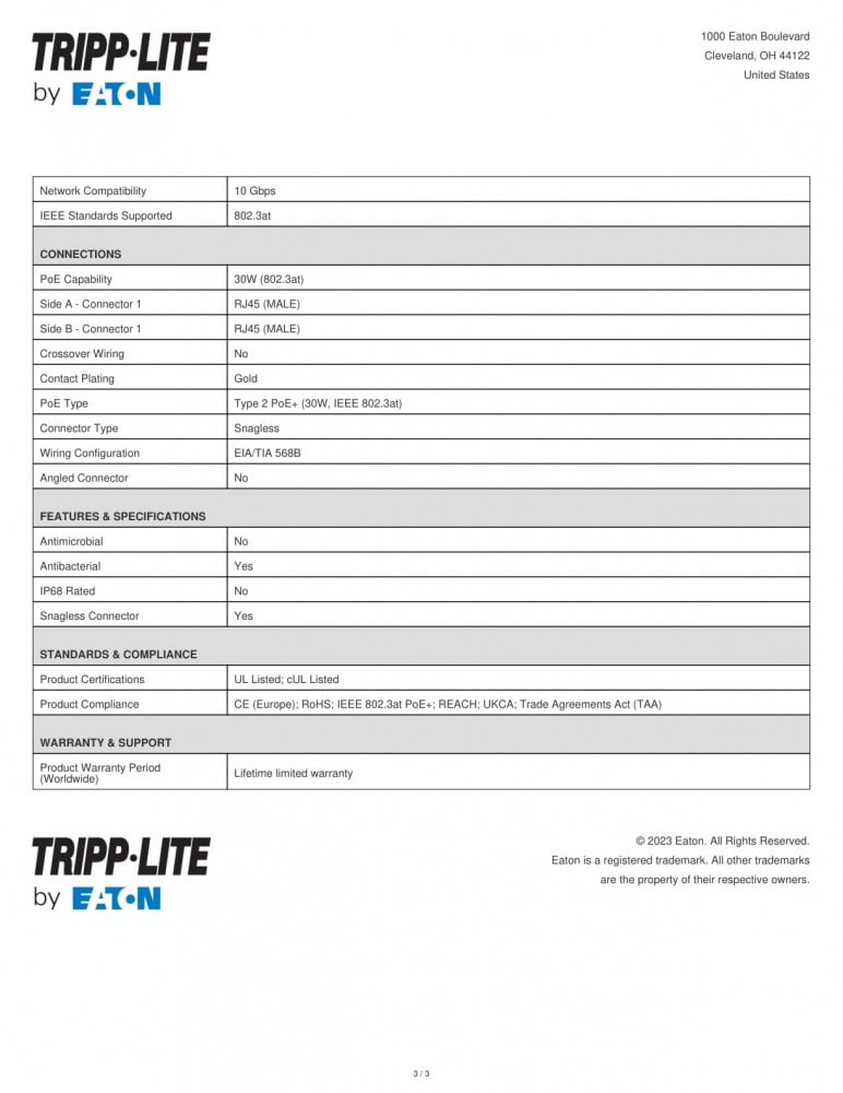 N262AB-020-WH technical document page 3