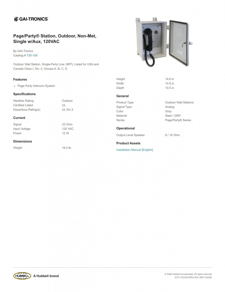 730-106 product documentation preview
