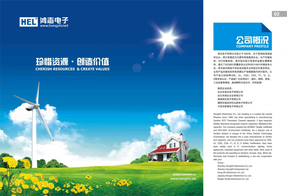 Hongzhi varistor datasheet page 3