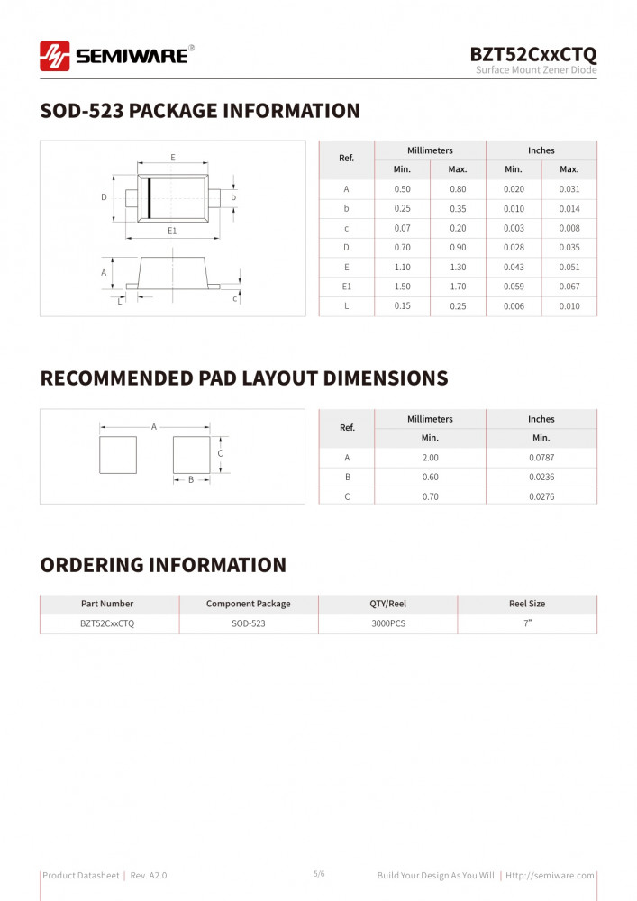 SEMIWARE datasheet page 5