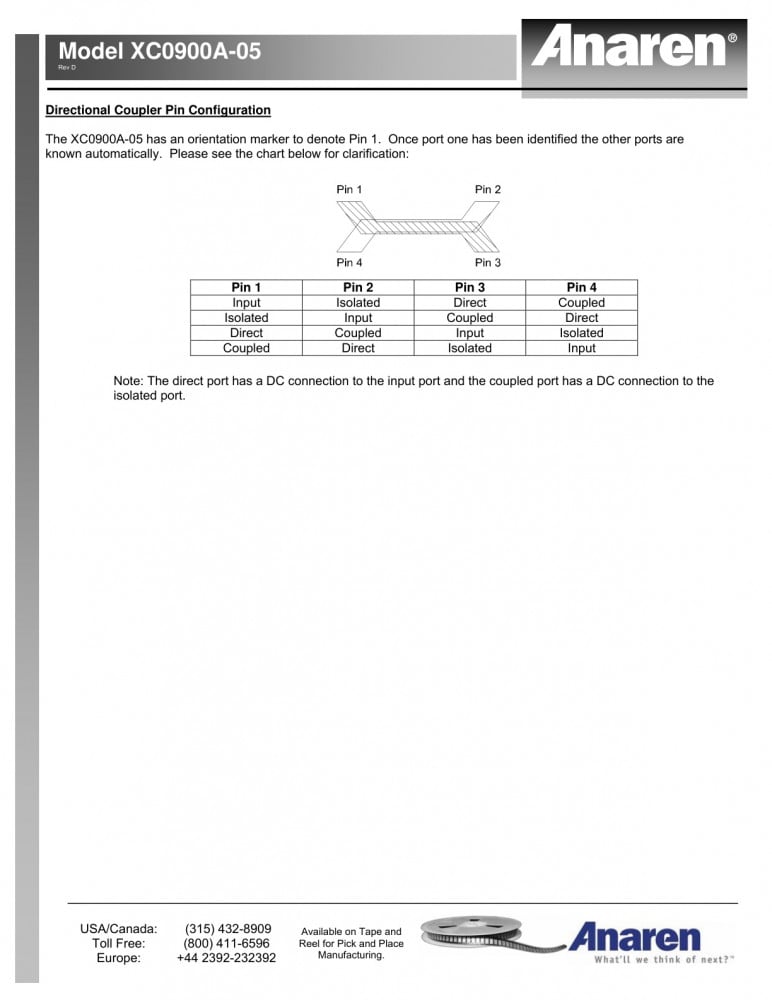 XC0900A-05S datasheet page 2