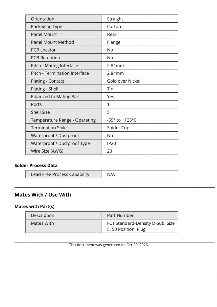 MOLEX 1731090084 product drawing, page 3