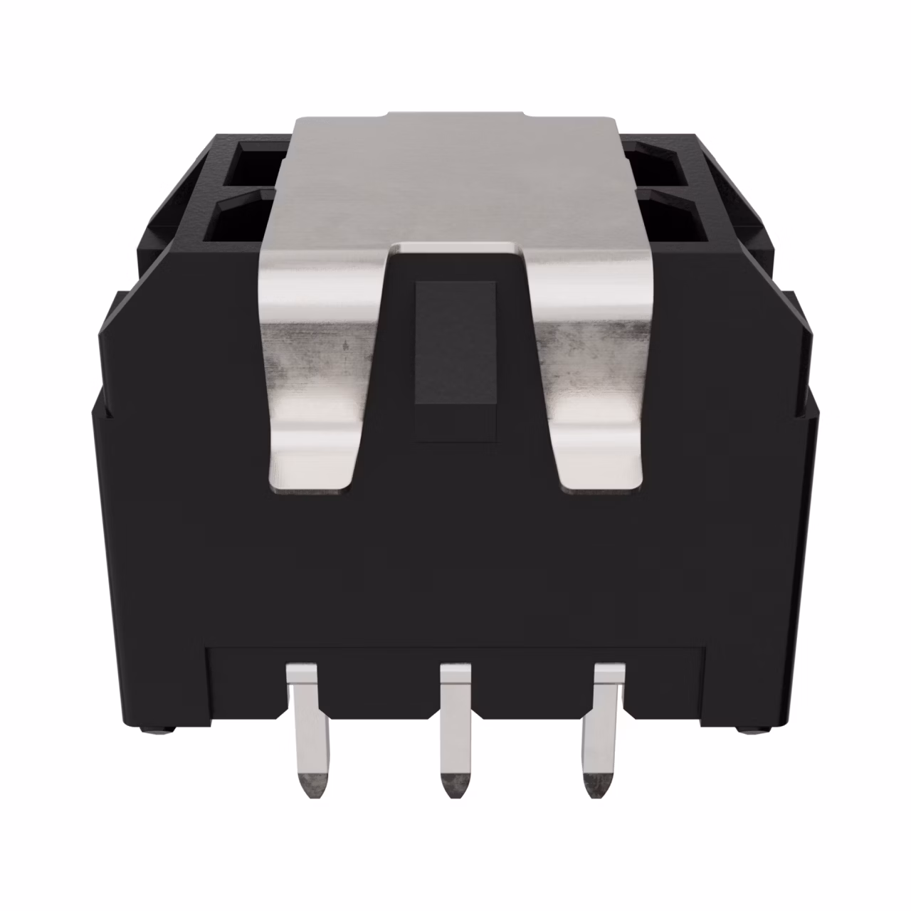 Micro-Fit 3.0 Vertical Header, 3.00mm Pitch, Dual Row, 6 Circuits, Straight Tail, with PCB Polarizing Peg, 0.38µm Gold Plating, Glow-Wire Capable, Black, Tape and Reel, with Pick and Place Cap for sale