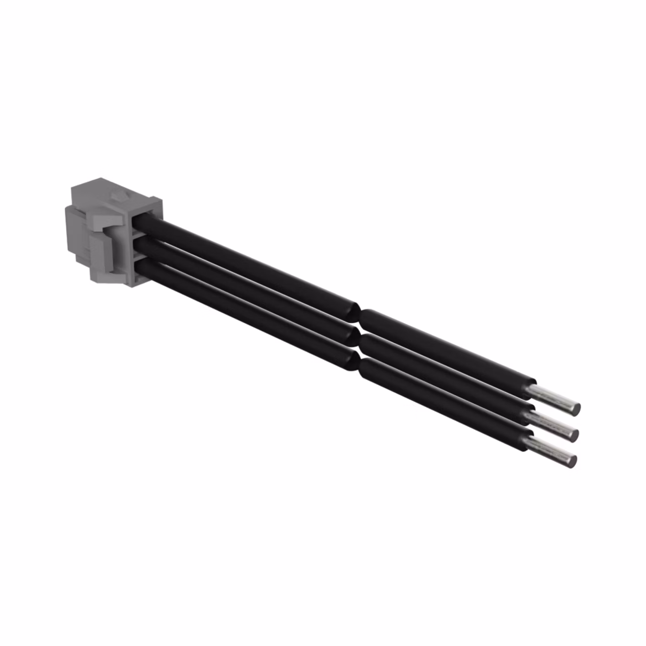 KK Plus 250-to-Pigtail Off-the-Shelf (OTS) Cable Assembly, 2.50mm Pitch, Single Row, 600.00mm Length, 3 Circuits, Black for sale