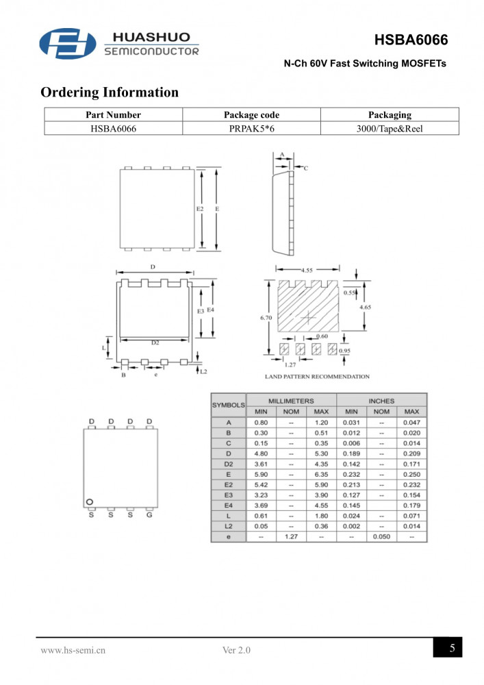 HSBA6066 datasheet page 5