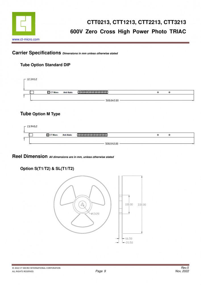 CTT3213 datasheet page 9