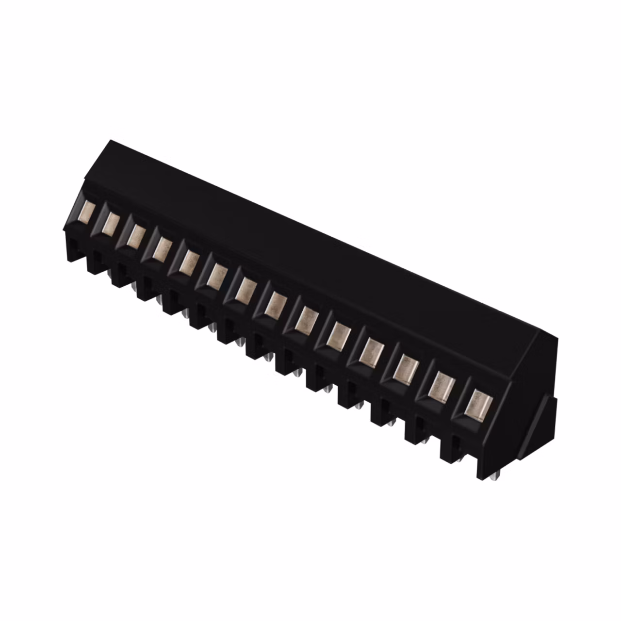 5.08mm Pitch Beau Eurostyle Low Profile, Fixed Block, 35° Wire Entry, Modular, 14 Circuits for sale