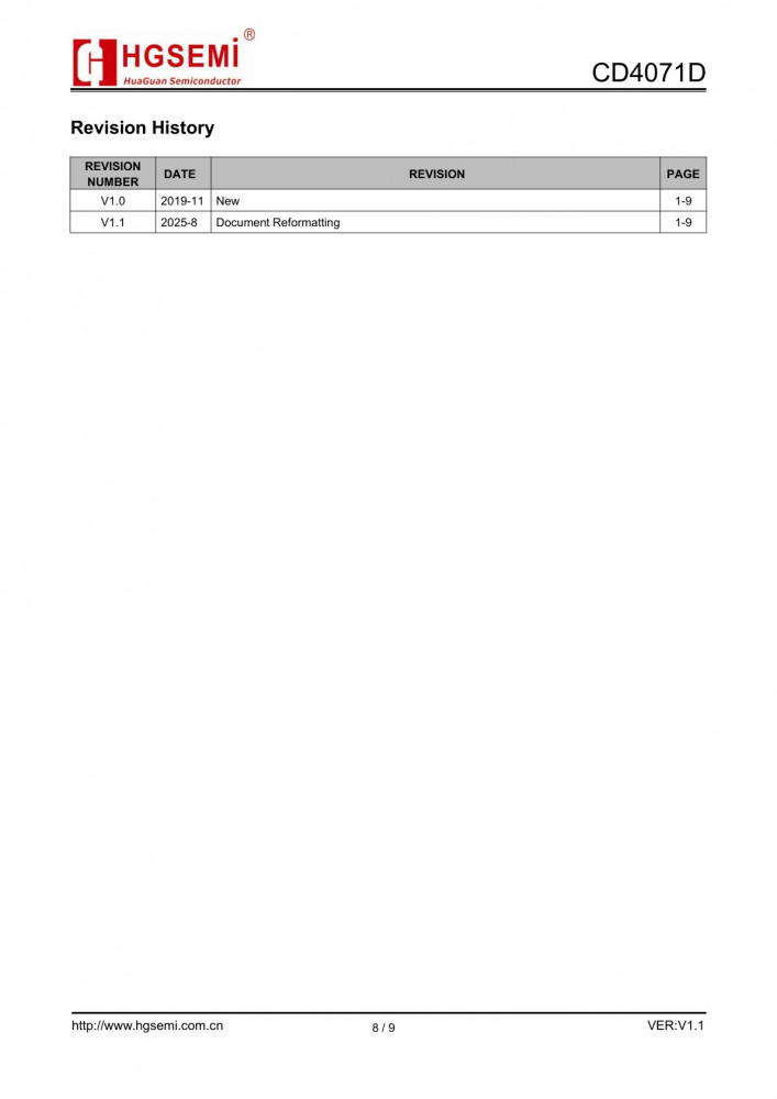 CD4071D datasheet page 8
