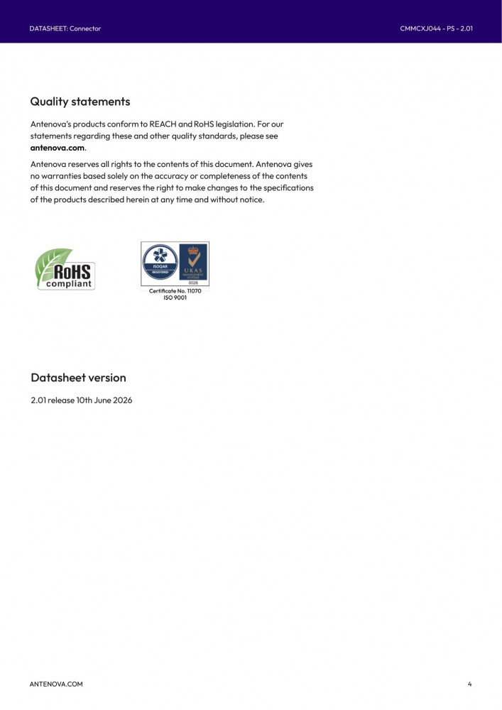 CMMCXJ044 datasheet page 4