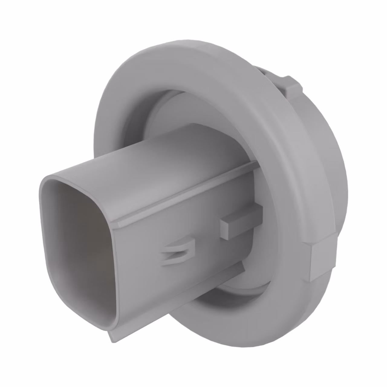 MX150 Male Connector Assembly, Bulkhead Twist-Lock, Mat-Sealed Compatible, Dual Row, 8 Circuits, Keying Option B, Light Gray for sale
