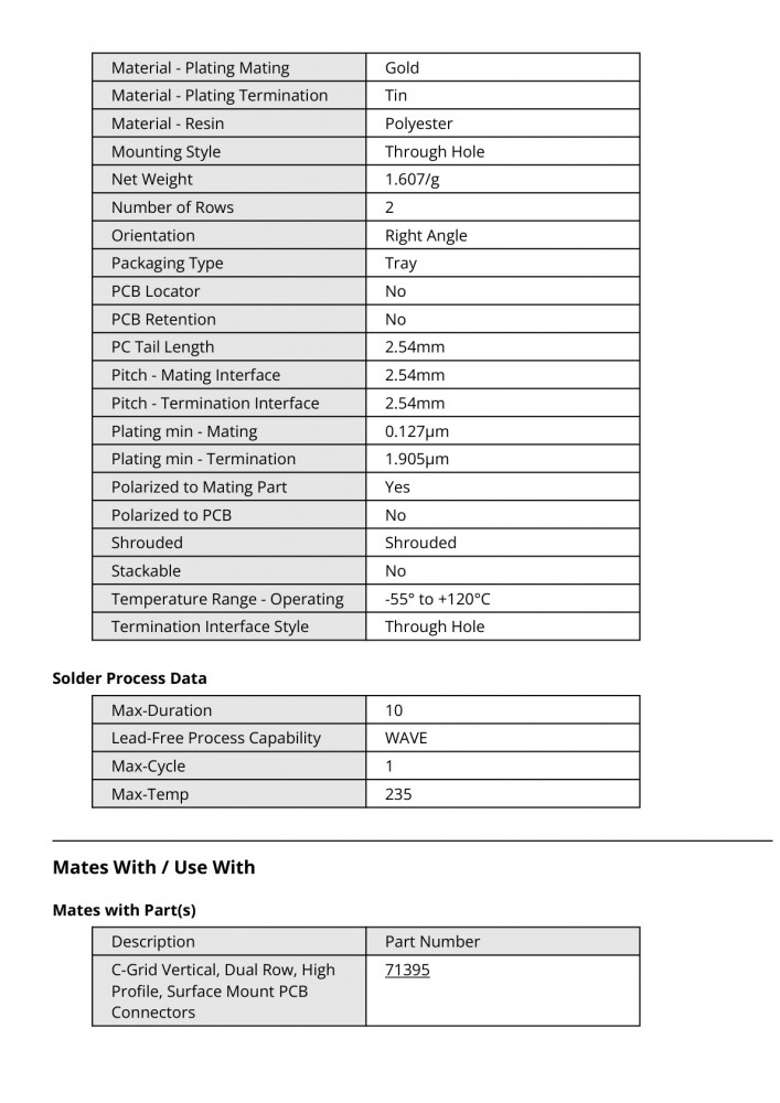 MOLEX 702471054 technical document image, page 3