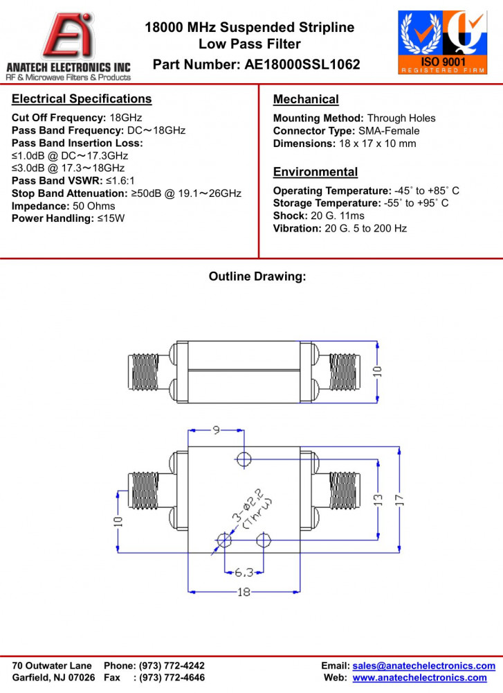 AE18000SSL1062 technical document page
