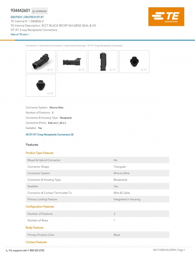934442601 technical document page 1