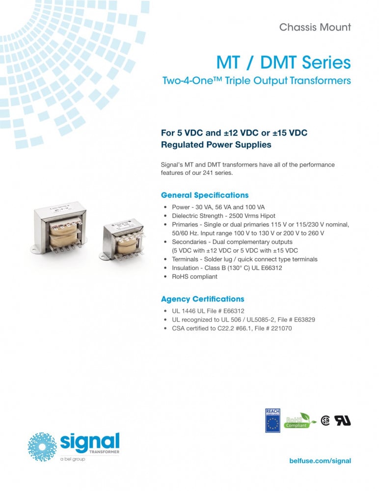 DMT-6-12 datasheet page 1