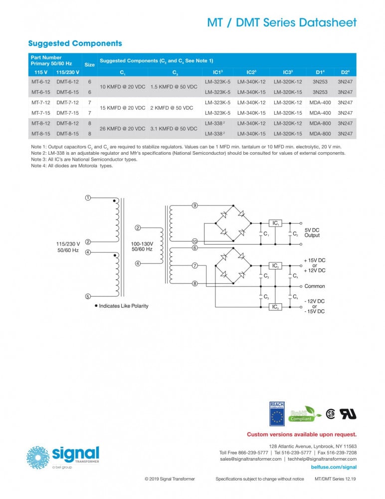 DMT-6-12 datasheet page 3