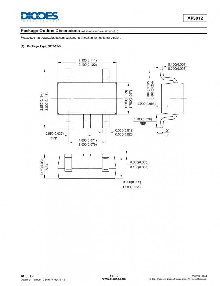 AP3012 datasheet page 8