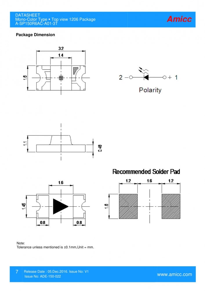 A-SP150R6AC-A01-3T datasheet page 7