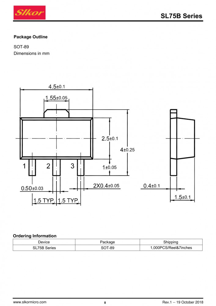 SL75BL50SC datasheet page 8