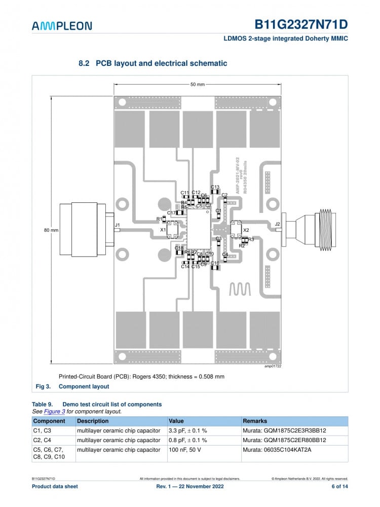 B11G2327N71DX datasheet page 6