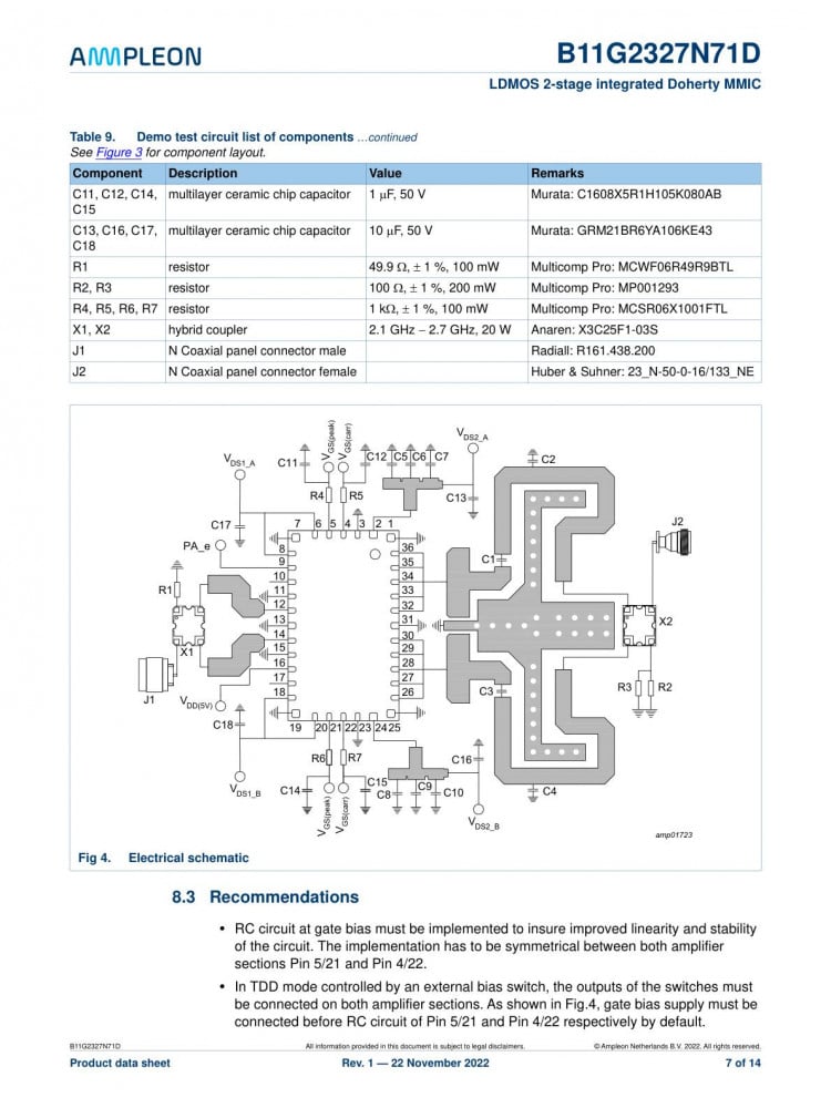 B11G2327N71DX datasheet page 7