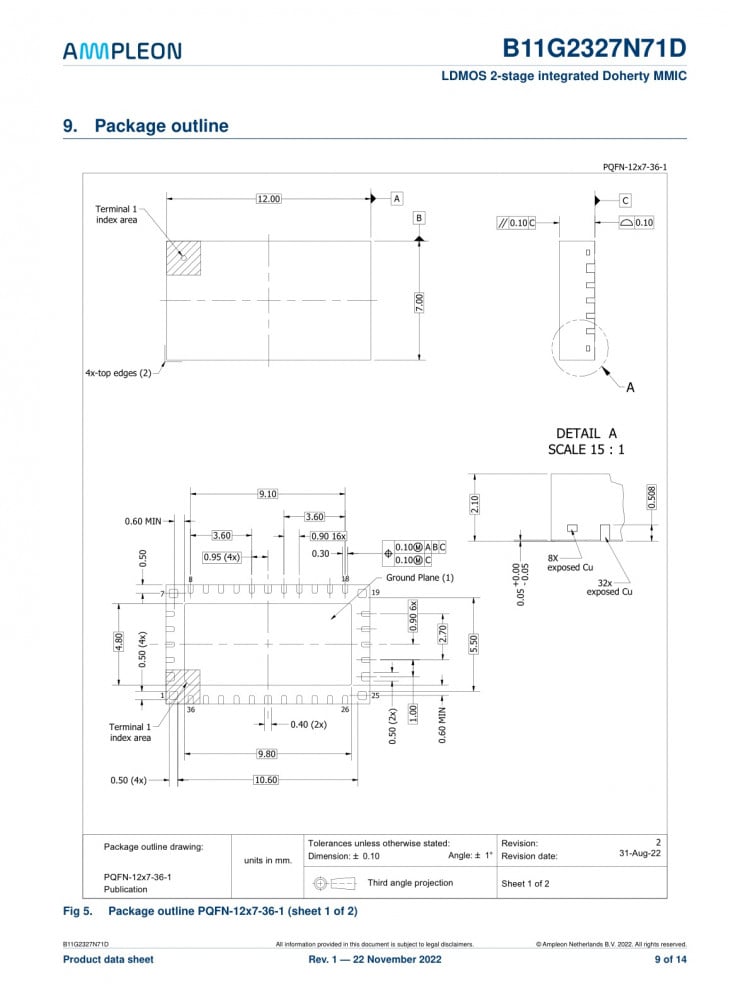 B11G2327N71DX datasheet page 9