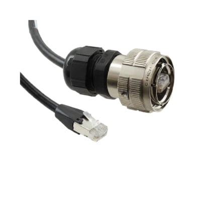 CINCH C-RJFTV5E1706PG10 Modular Ethernet Cable (RJ45/RJ11)
