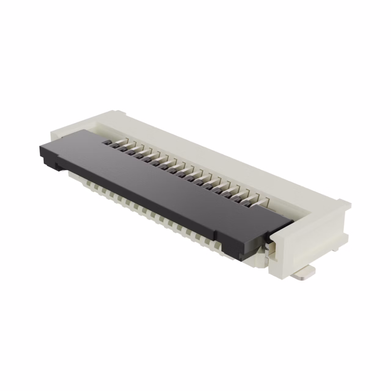 Easy-On FFC/FPC Connector, 0.50mm Pitch, 1.90mm Height, Single Bottom Contact (FS19), Right-Angle, Surface Mount, ZIF, 17 Circuits, Tin-Bismuth Plating for sale