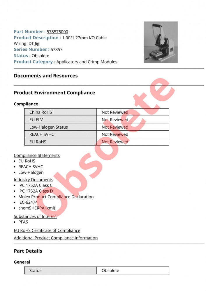 Product document image, page 1