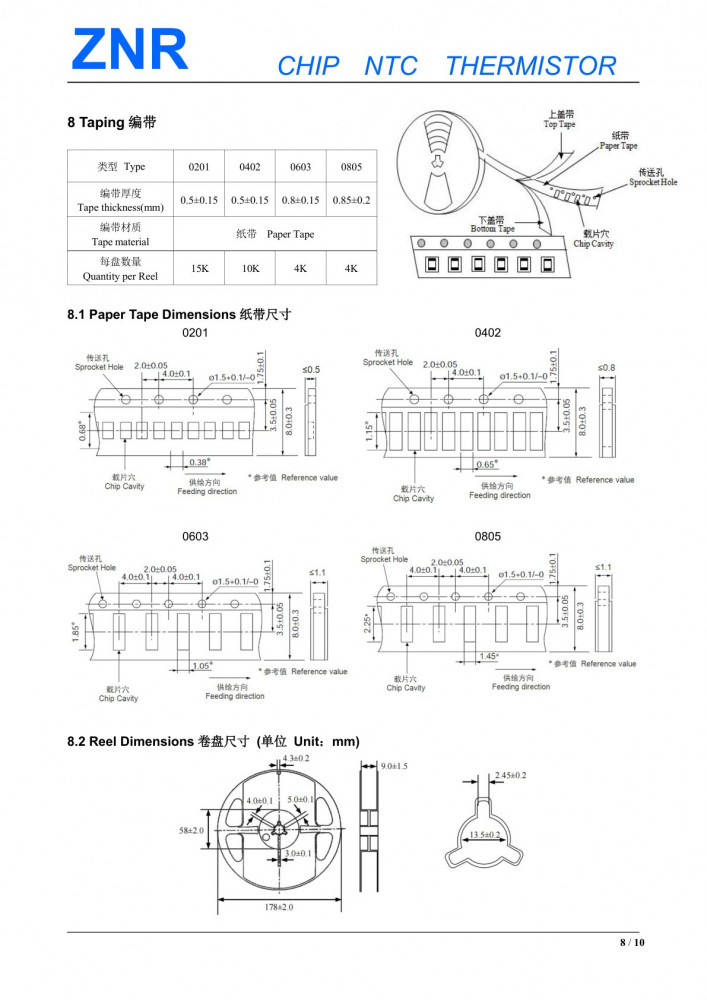 Dersonic NS1002JA343HET100 datasheet page 9
